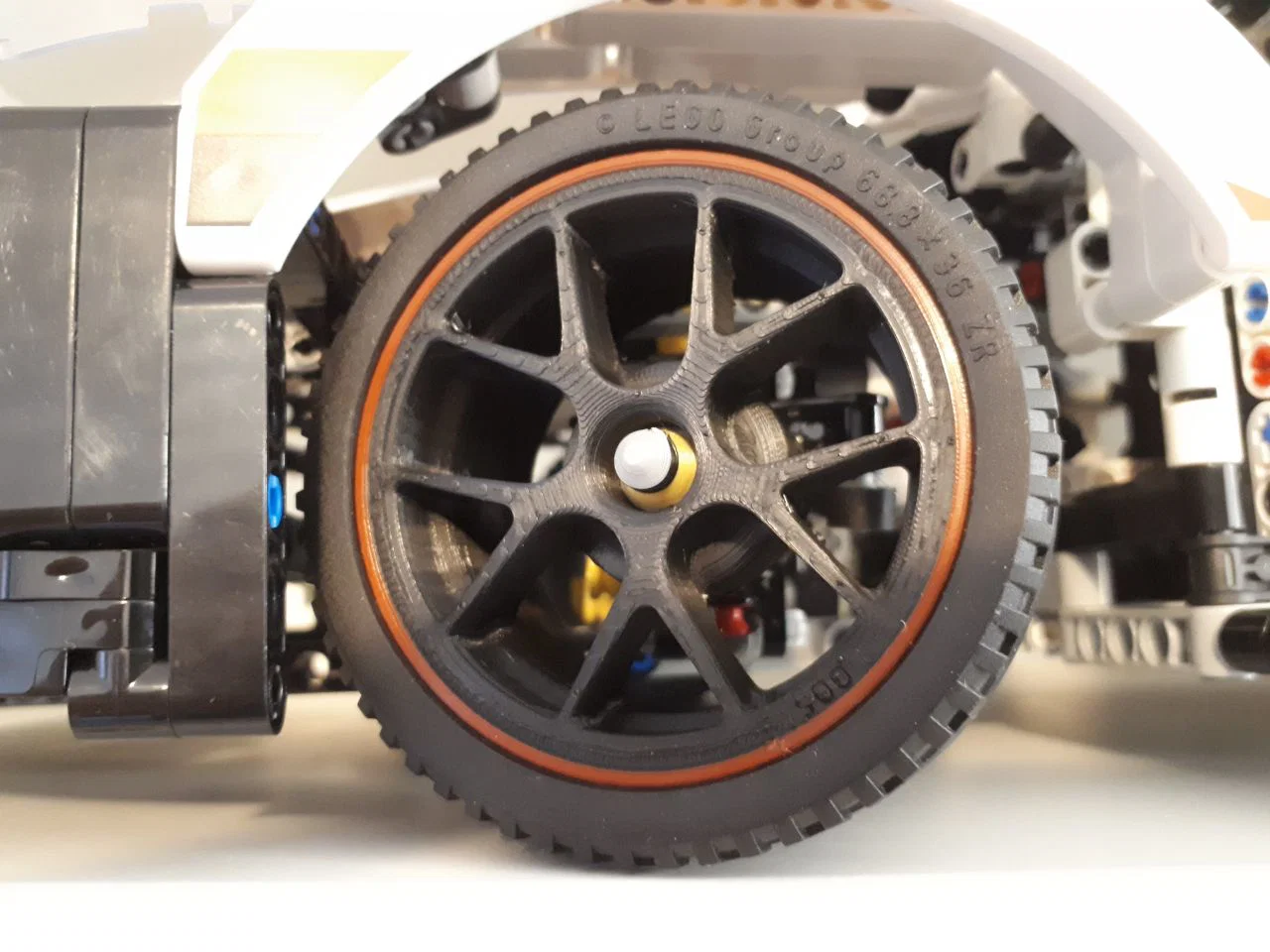 Mâm xe LEGO Technic Porsche 911 RSR 42096 #2 | Tải File STL 3D | F3D